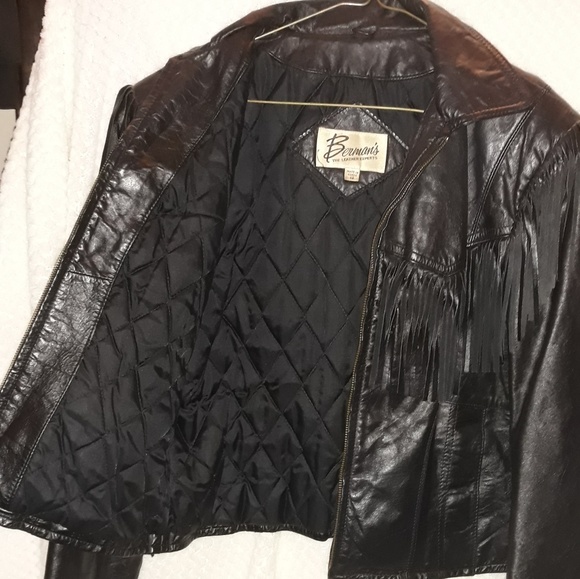 BERMANS | Jackets & Coats | Vintage Bermans Leather Jacket | Poshmark